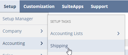 Shopify Shipping Method Mappings