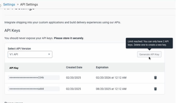 ShipStation API Keys Rotation - Legacy